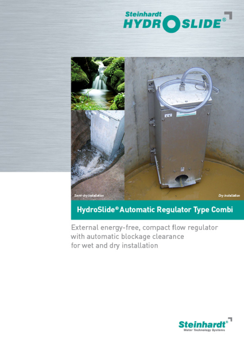 HydroSlide Automatic Regulator Type Combi – Steinhardt GmbH Wassertechnik