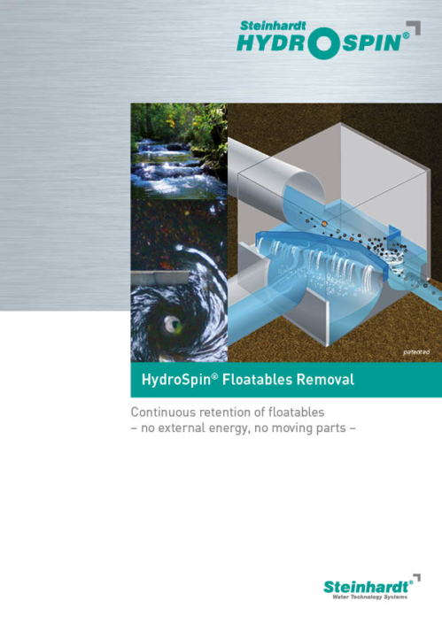 HydroSpin Floatables Removal – Steinhardt GmbH Wassertechnik